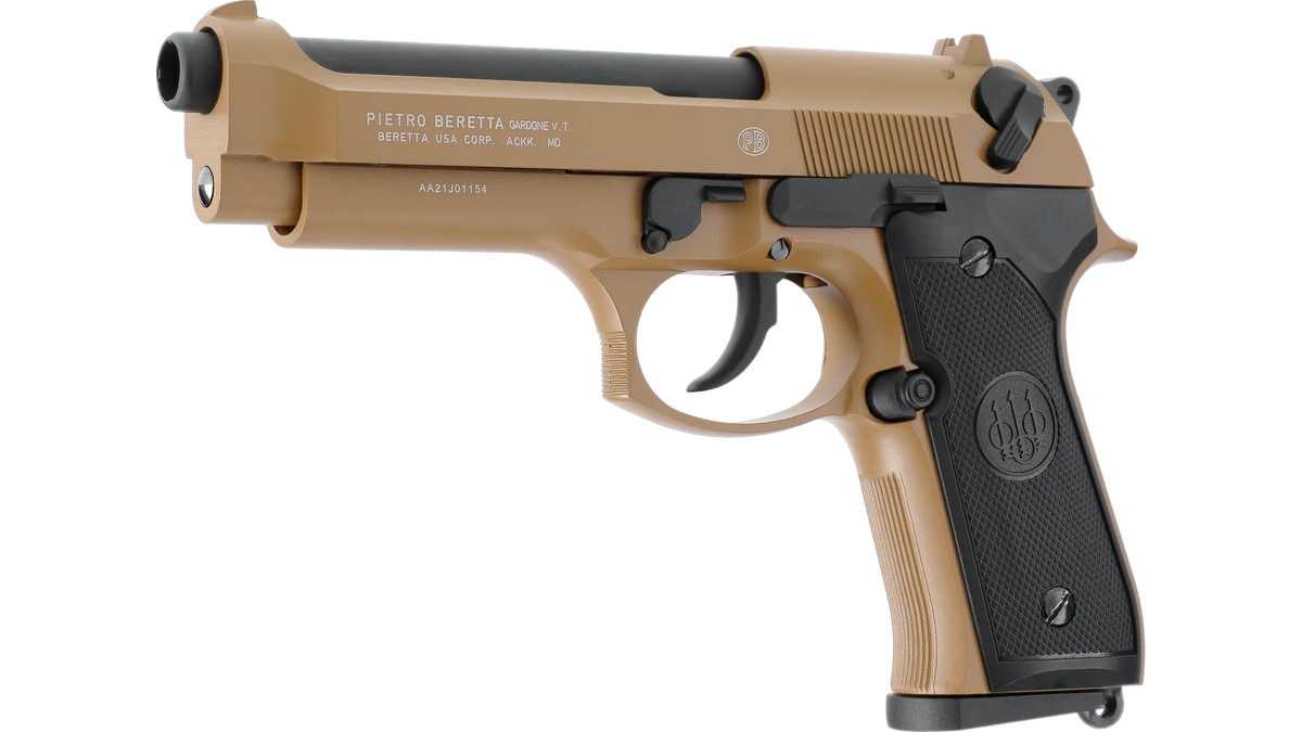 Beretta 92FS GG Desert Tan | Blowback – Scopes and Barrels